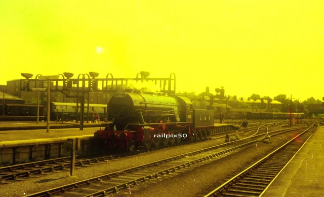 ORIGINAL RAILWAY TRAIN NEGATIVE. WD class 2-10-0 steam loco at York £3. ...