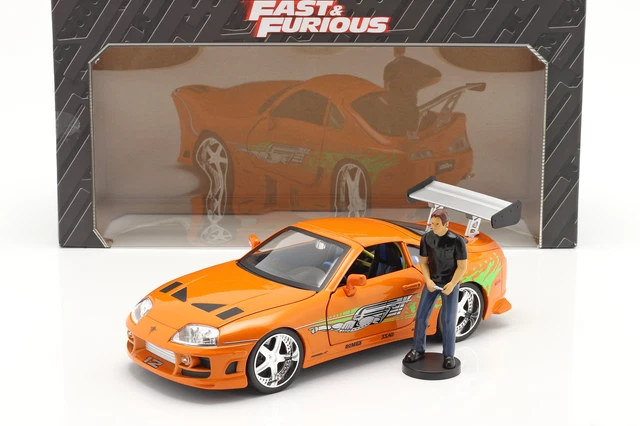 BRIAN'S TOYOTA SUPRA 1995 film Fast & Furious (2001) con figura 1:18 ...