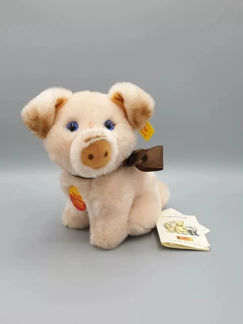 STEIFF SCHWEIN FERKEL Snuffi 077289 16cm KFS mit Etikett EUR 26,00 ...