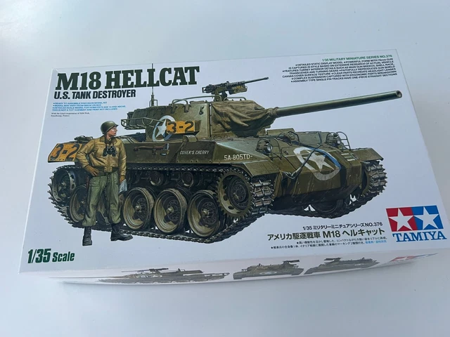 TAMIYA M18 HELLCAT U.S. Tank Destroyer Model Kit EUR 47,77 - PicClick DE
