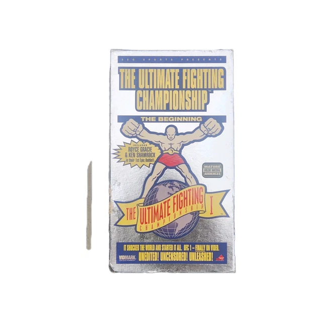 VINTAGE ULTIMATE FIGHTING Championship The Beginning VHS 1994 UFC 1 ...
