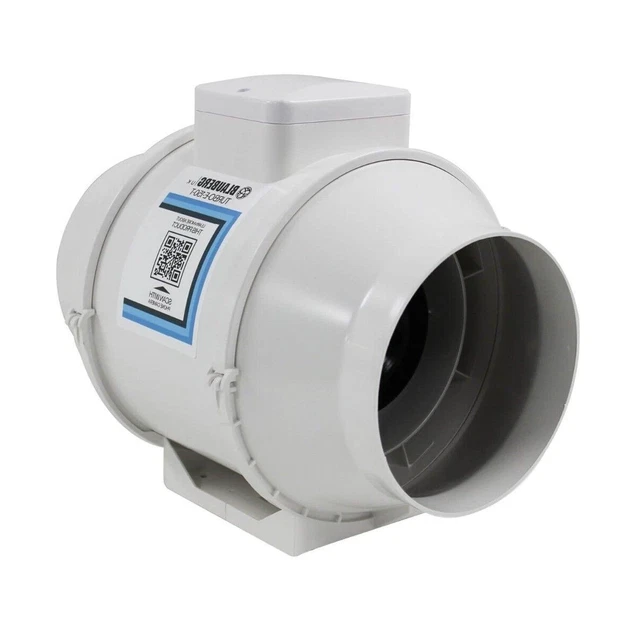 BLAUBERG TURBO E-100 ! 100mm Inline Mixed Flow Extractor Fan*!!!* £24. ...
