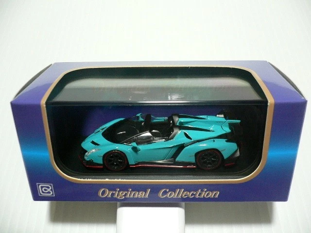 KYOSHO 1/64 BUNKAKA Original Edition Color Lamborghini Veneno Roadster ...
