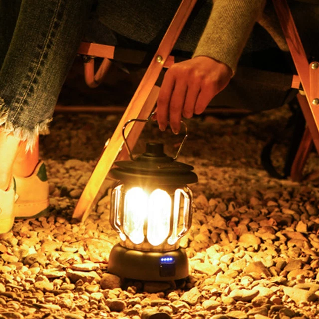 EMERGENCY LIGHT RETRO Dual Light Source Extremely Bright Led Lantern ...