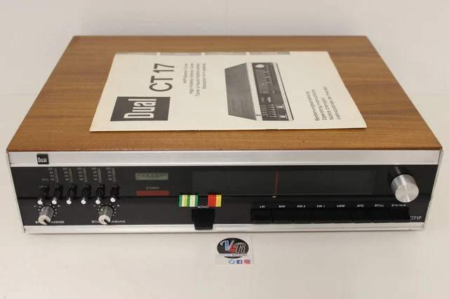 TUNER VINTAGE DUAL CT17 + notice d'origine EUR 24,00 - PicClick FR