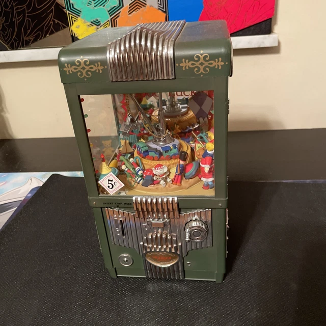 1960S ENESCO THE GRABBER Music Box THE ENTERTAINER Light Motion claw ...