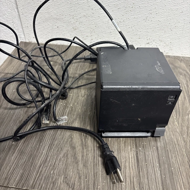 EPSON TM-M30 M335A USB Ethernet Thermal Receipt Printer w/ AC #U1 $69. ...