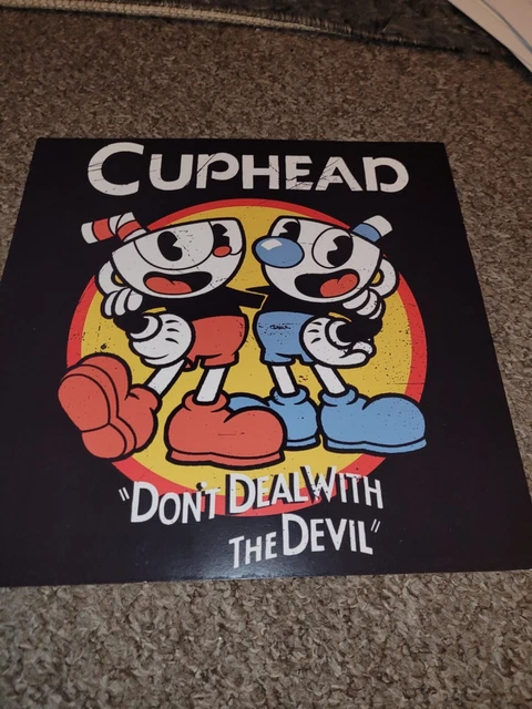 STAMPA PUBBLICITÀ HMV 12""x12"" Ex Display CUPHEAD NON TRATTARE CON IL DIAVOLO EUR 19,40 ...