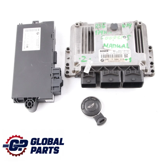 MINI COOPER S R55 R56 N14 1.6 174 CV Kit ECU DME CAS3 Chiave 7584113 ...