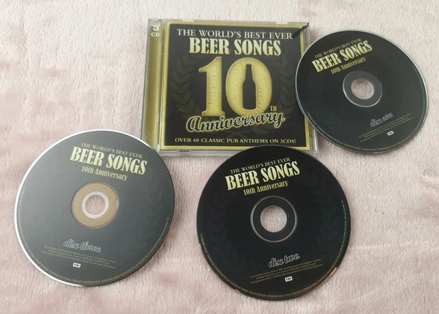 THE WORLD'S BEST Ever Beer Songs 10th Anniversary - Audio CD with ...