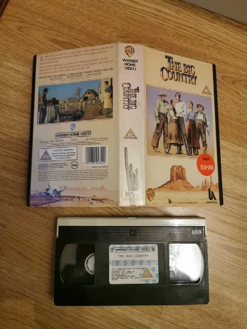 THE BIG COUNTRY VHS video Rare United Artists Gregory Peck £2.00 ...