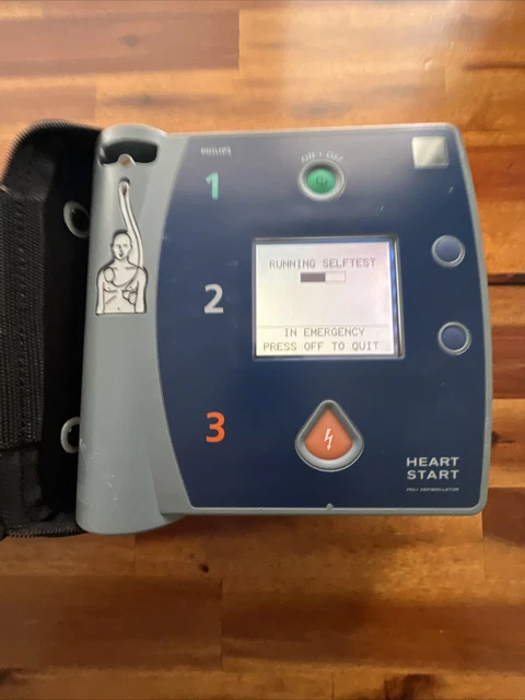 PHILIPS FR2+ HEARTSTART Automatic External Defibrillator AED FR2+ No ...