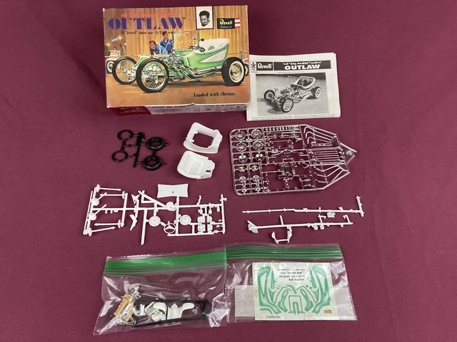 RARE VINTAGE 1/25 Revell Ed "Big Daddy" Roth's Outlaw Show Car 1/25 ...