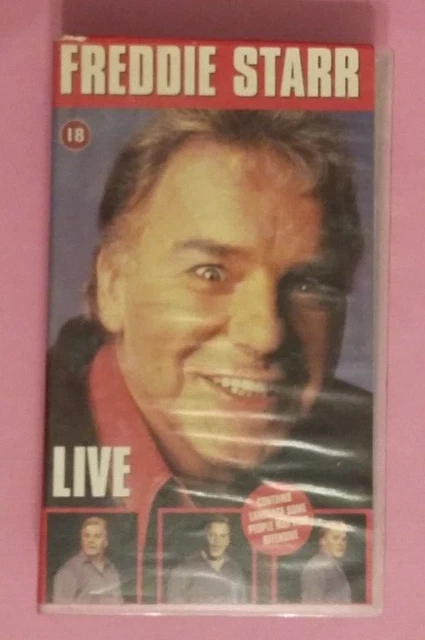 FREDDIE STARR LIVE Castle Home Video VHS Certificate 18 Tested & Plays ...