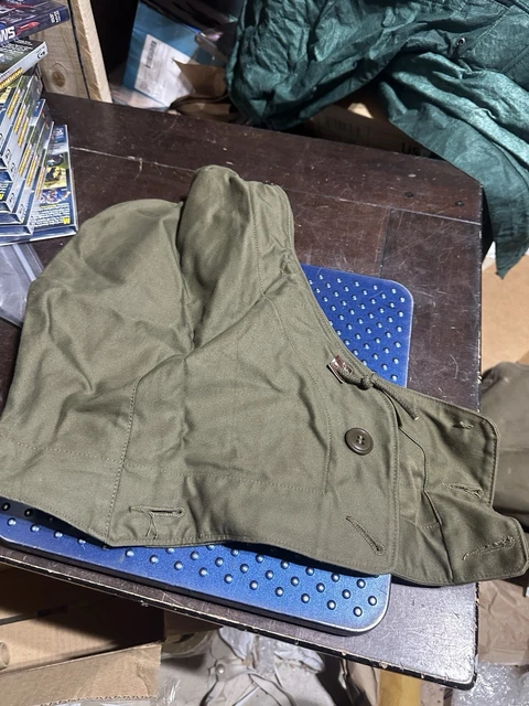 VINTAGE U.S. ARMY Military Hood for Field Jacket M-1943 Olive Drab ...