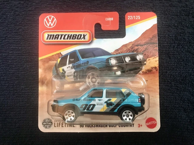 ‘90 VOLKSWAGEN GOLF Country. Matchbox. Réf : JBT01. Année 2025. EUR 6 ...