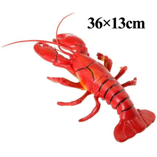 ANIMAUX ÉMULÉ CREVETTE Artificiel Grand Décors Faux Homard Marine ...