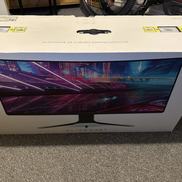 DELL ALIENWARE AW3420DW 34" Curved Gaming Monitor - Black (210-ATTP) £ ...