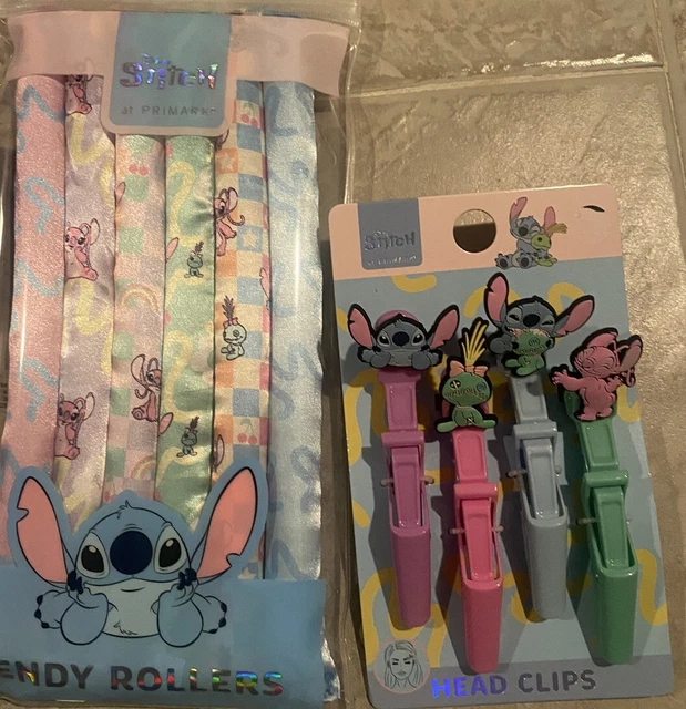 DISNEY LILO & Stitch Crocodile Sectioning Hair Clips And Bendy Rollers ...