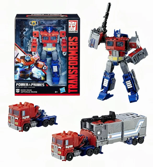 TRANSFORMERS OPTIMUS PRIME Power of the Primes Leader Class Evolution 9 ...