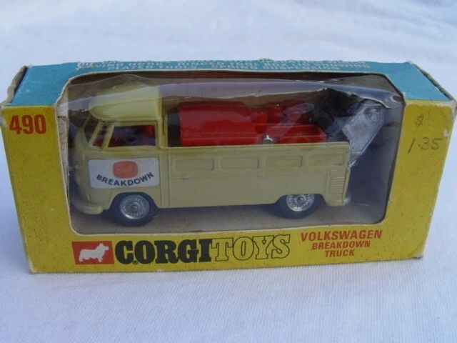 CORGI 490 VW Volkswagen Breakdown Truck - In Super Rare Original Window ...