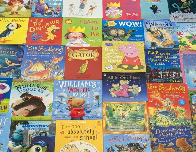 CHILDRENS TODDLERS KIDS Books Story Large Format Build Your Own Book ...