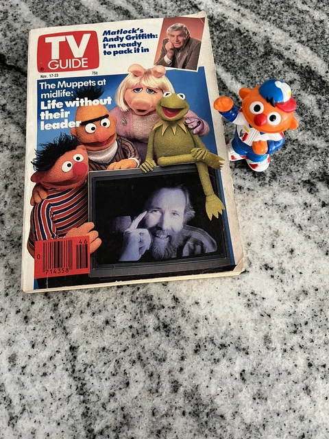 VINTAGE TV GUIDE November 17, 1990, No Label Sesame Street Henson & 3 ...