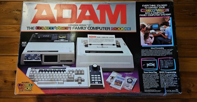 RARE COLECO ADAM Cbs Colecovision computer expansion PAL Boxed Working ...