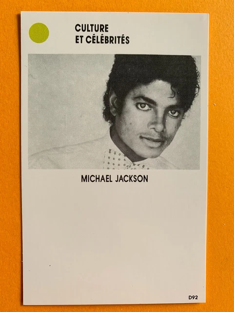 RARE MUSIC MICHAEL Jackson Rookie Card Star French Edition 1987 ...