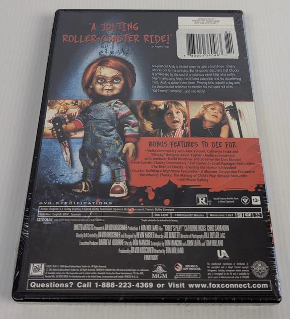 CHILD'S PLAY WALMART Exclusive Inc Coloring Book - Region 1 DVD NEW ...