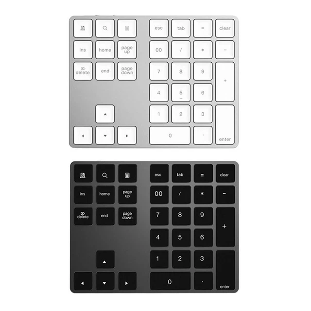 34 KEYS BLUETOOTH-COMPATIBLE Digital Keyboard Numeric Keypad Wireless ...