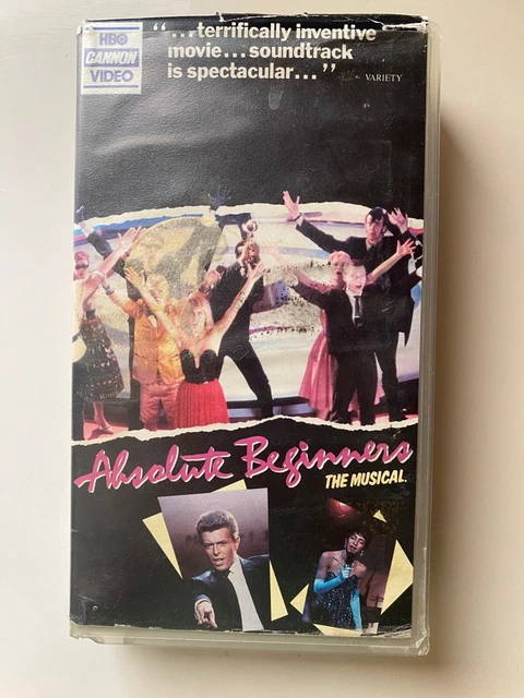 ABSOLUTE BEGINNERS THE Musical (VHS) Eddie o'connell David Bowie Ray ...