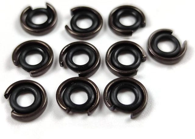 IMPACT WRENCH SOCKET Retainer Rings 3/8 with O Ring 10 Sets Hog Ring ...