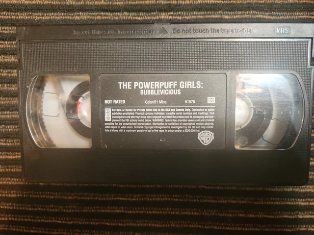 THE POWERPUFF GIRLS - Bubblevicious (VHS, 2000, Cartoon Network £4.70 ...