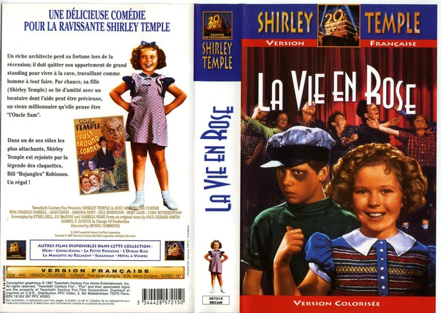 VHS-LA VIE EN Rose -Rare-20 Century Fox-Shirley Temple EUR 15,50 ...