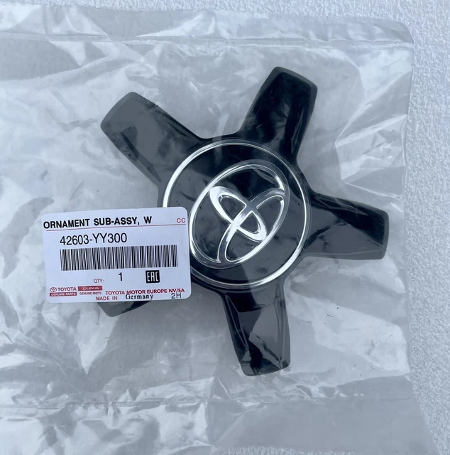 TOYOTA ALLOY WHEEL Centre Cap Auris 2012 to 2018 Genuine New 42603 ...