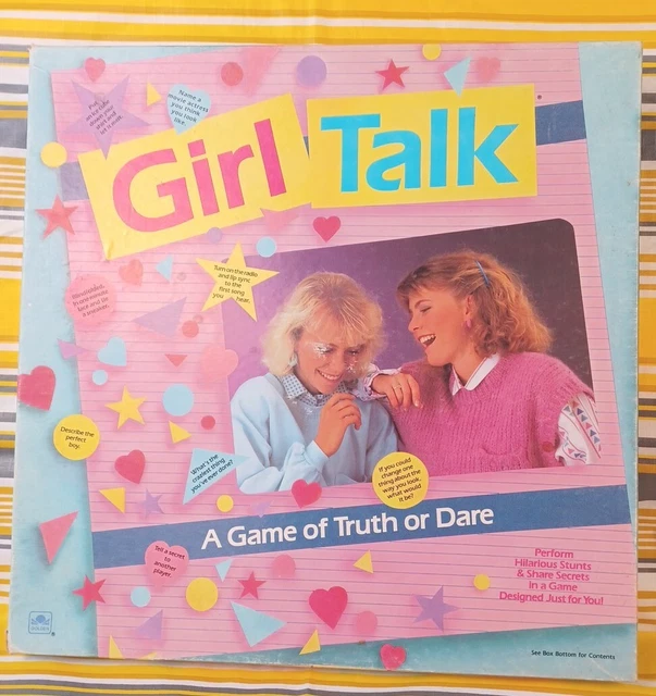 1988 GIRL TALK Board Game A Game Of Truth Or Dare Incomplete (xli) $38. ...