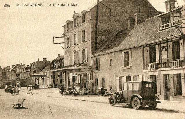 CARTE LANGRUNE SUR MER La Rue de la Mer Beau véhicule automobile EUR 3 ...