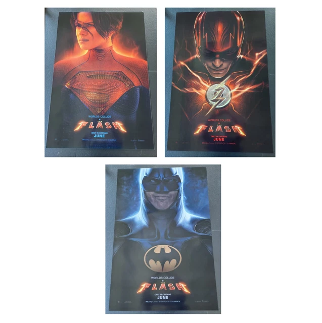 THE FLASH 2023 Orig INTL 27x40 DS Double Sided Movie Poster C Batman ...