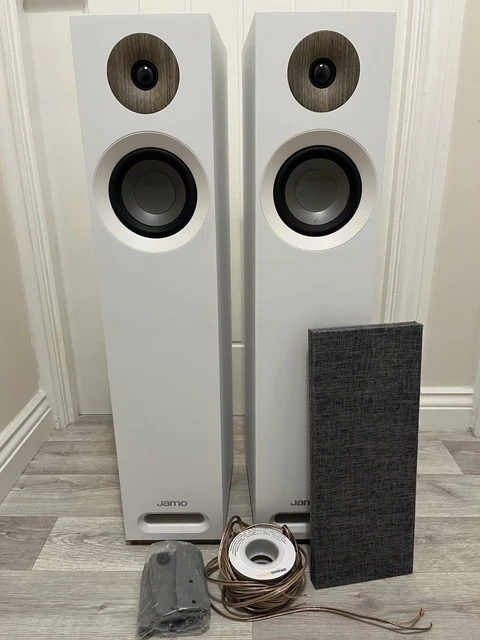 JAMO S 805 Floorstanding Speakers (Pair), White £373.90 - PicClick UK