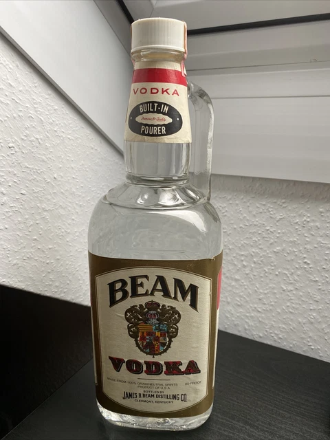 BEAM VODKA WODKA - 40 % - 1,75 Liter Henkelflasche aus den 1970er ...