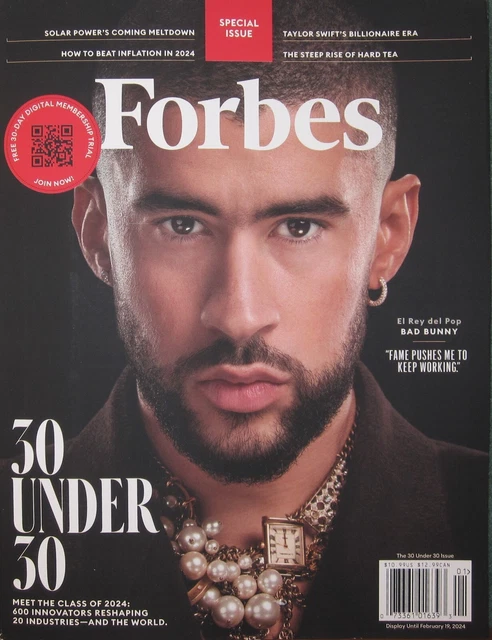 FORBES MAGAZINE DECEMBER 2023/January 2024 - Forbes 30 Under 30 ...