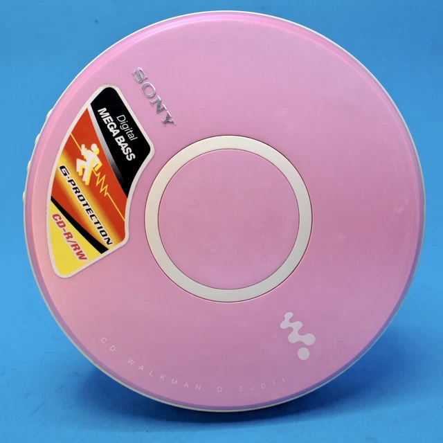 SONY CD WALKMAN Model D-EJ011 Pink Full Working Order, Well Used! Rare ...