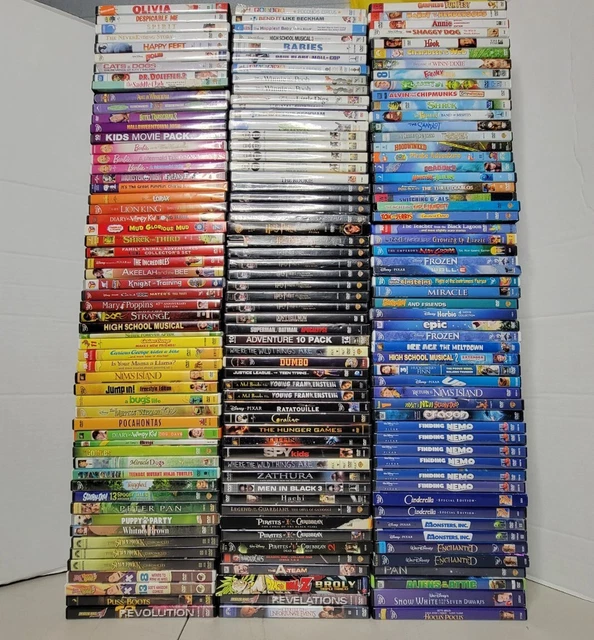 WHOLESALE LOT 100+ DVDs Kids & Family Children's Baby Pixar Disney Elmo Potter $41.04 - PicClick AU