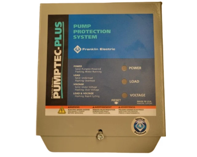FRANKLIN ELECTRIC 1/2-5HP Pumptec Plus Single-Phase Pump Protection 230 ...