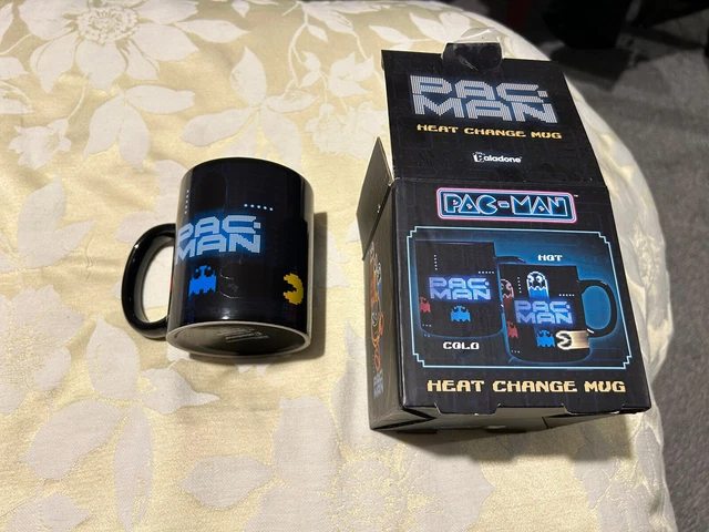 VINTAGE PALADONE PACMAN Pac Man Color Change Heat Activated Mug In ...