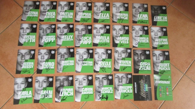 VFL WOLFSBURG FRAUEN 32 AK !!! 2025/26 25/26 NEU !!! HANDSIGNIERT EUR 23,99 - PicClick DE