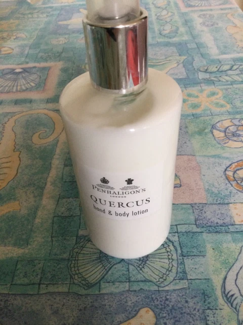 BRAND NEW PENHALIGON'S Quercus 300 ml Hand and Body Lotion in pump ...