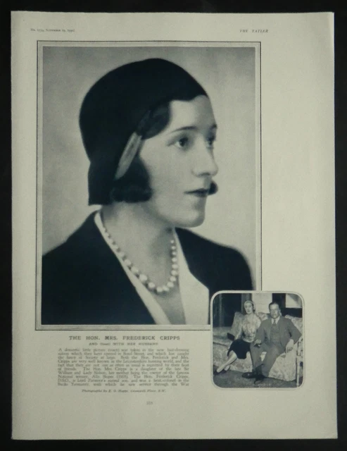 FREDERICK HEYWORTH CRIPPS Violet Mary Nelson Emil Hoppe 1930 Photo ...