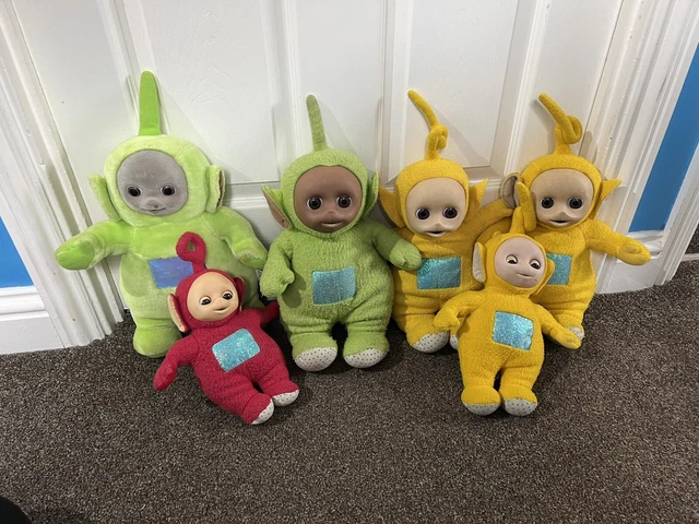 TELETUBBIES VINTAGE CBEEBIES Bundle Blinking Eyes Plush x6 1996 £35.00 ...